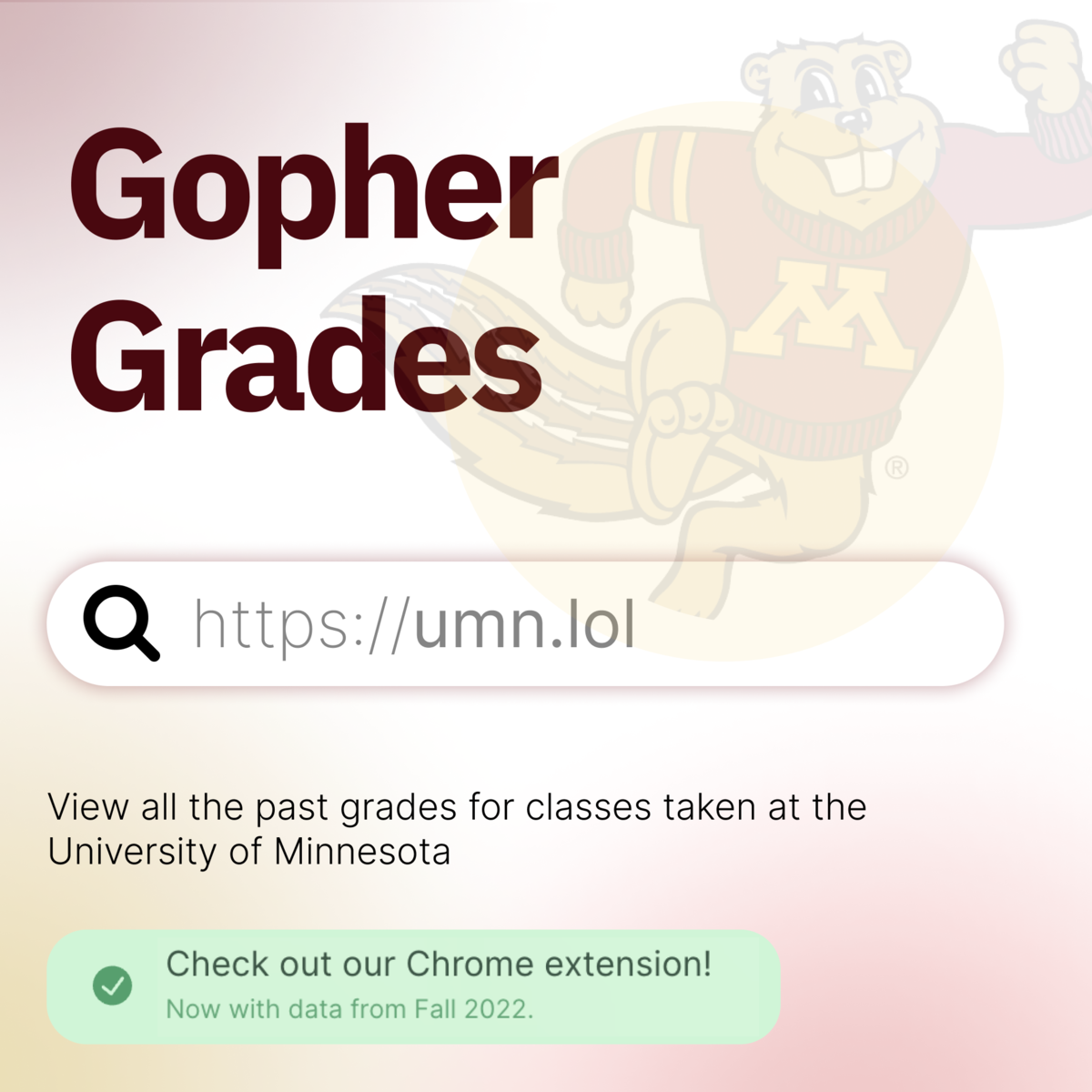 Gopher Grades - A Social Coding Project
